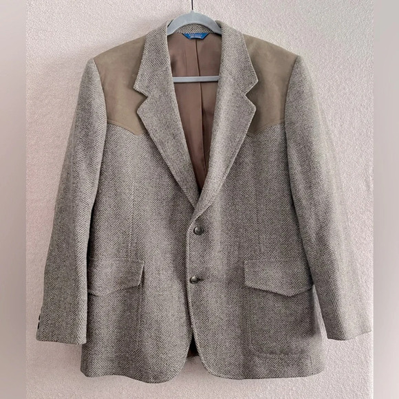 Pendleton | Suits & Blazers | Vintage Pendleton Suede Tweed Sport ...